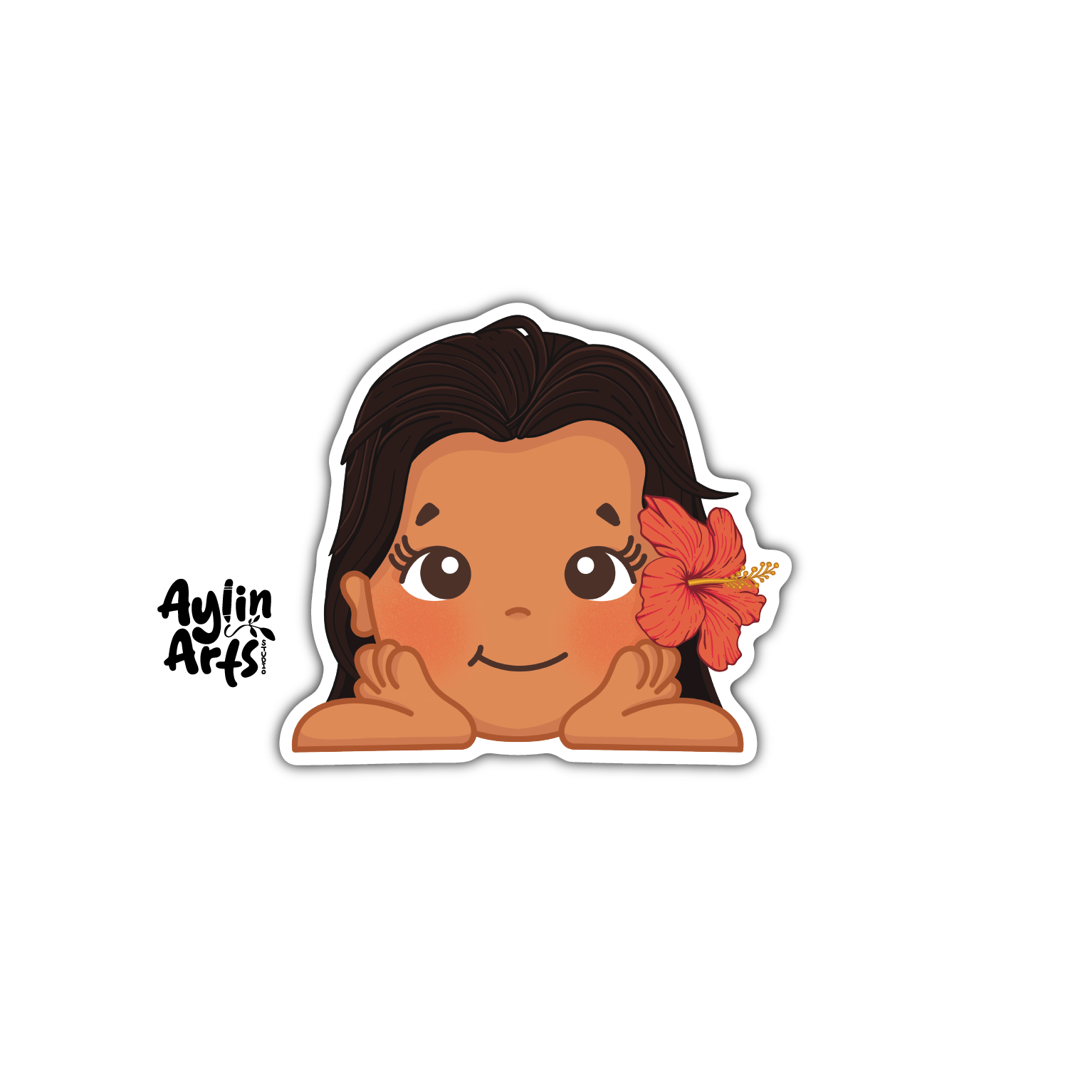 Da Baddest Bebeh V2 • Matte Vinyl Sticker | Aylin Arts Studio